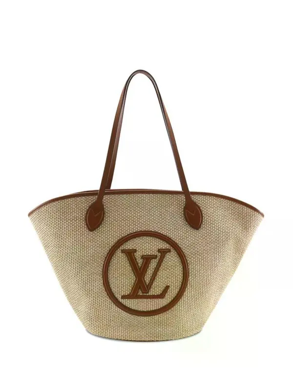 LOUIS VUITTON 2022-2023 Raffia Saint Jacques Tote Bag