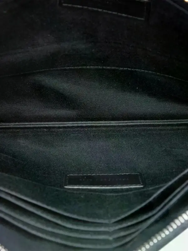 Saint Laurent Grain De Poudre Zip Clutch Bag