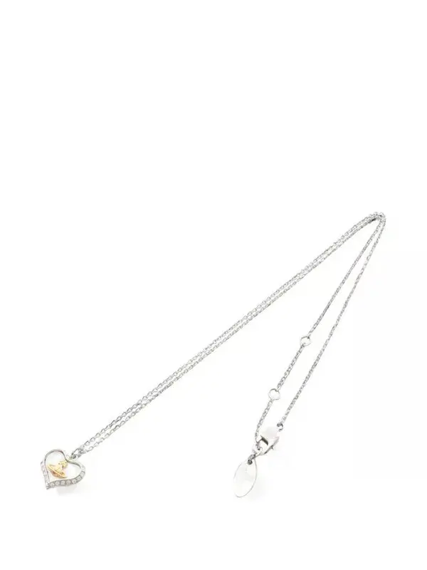 VIVIENNE WESTWOOD Petra Heart Necklace - Silver