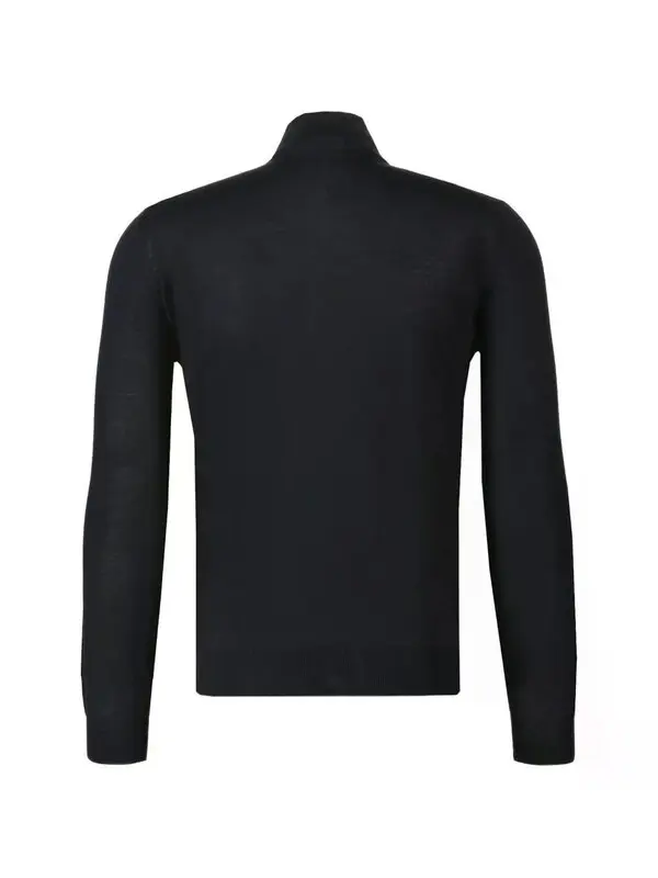 FILIPPO DE LAURENTIIS Quarter-zip Wool Sweater