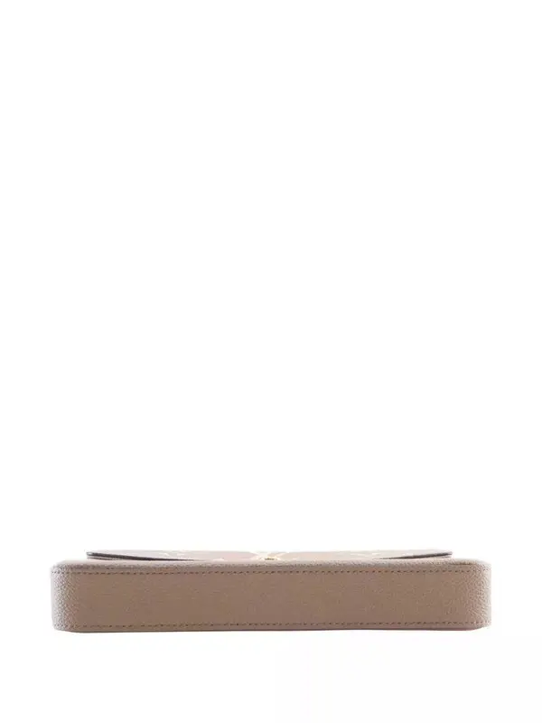 LOUIS VUITTON Monogram Empreinte Pochette Félicie Crossbody Bag - Neutrals