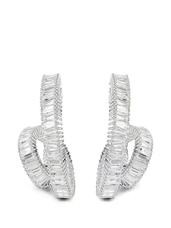 SWAROVSKI Matrix Hoop Earrings