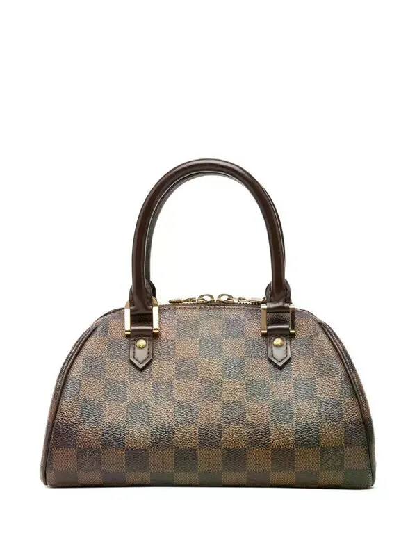 LOUIS VUITTON Damier Ebene Mini Ribera Handbag
