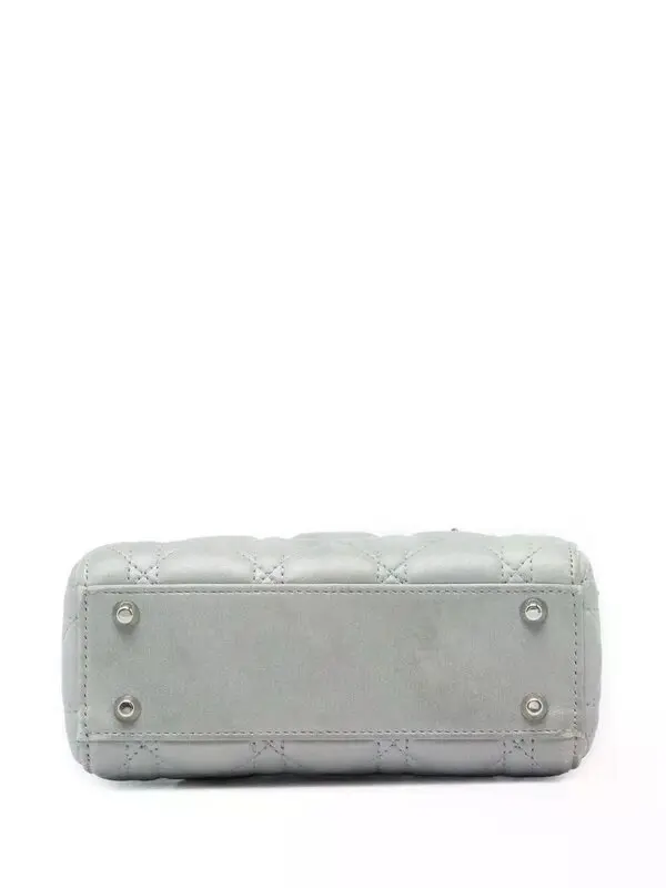 Dior Mini Lady Satchel - Silver