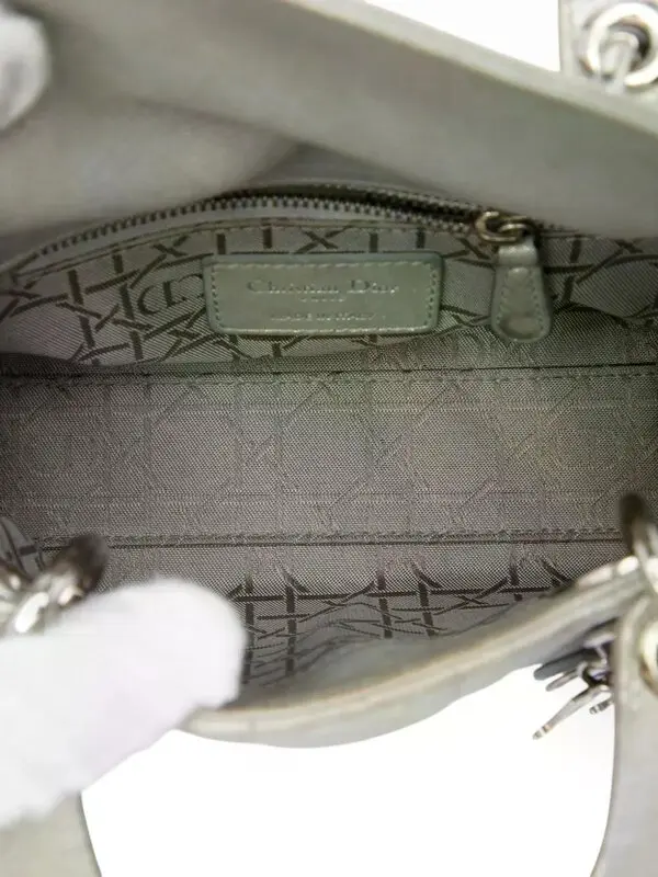 Dior Mini Lady Satchel - Silver