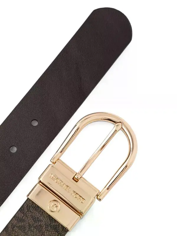 Michael Kors Monogram-print Reversible Belt