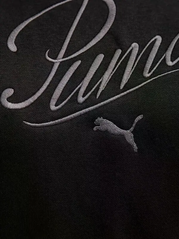 PUMA Logo-embroidered Drawstring Hoodie