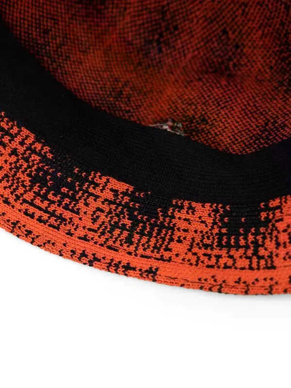 KANGOL Abstract Pattern Bucket Hat - Orange