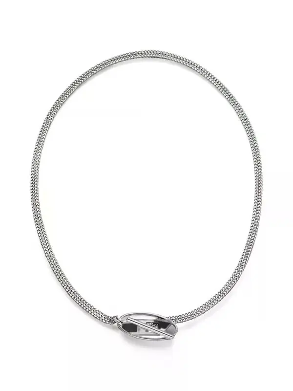 DIESEL® Stainless Steel Chain Necklace - Silver