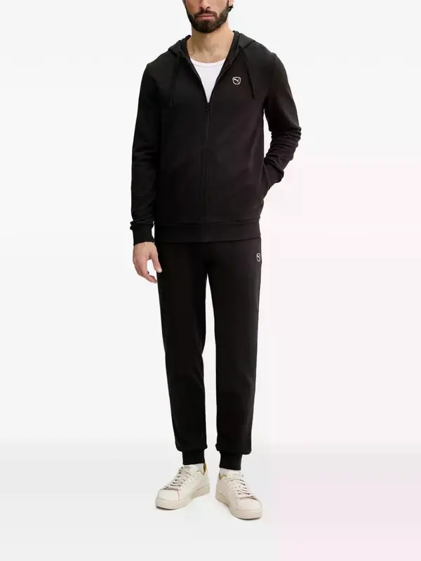 PUMA Essentials Elevated Logo-patch Tracksuit Set - Black