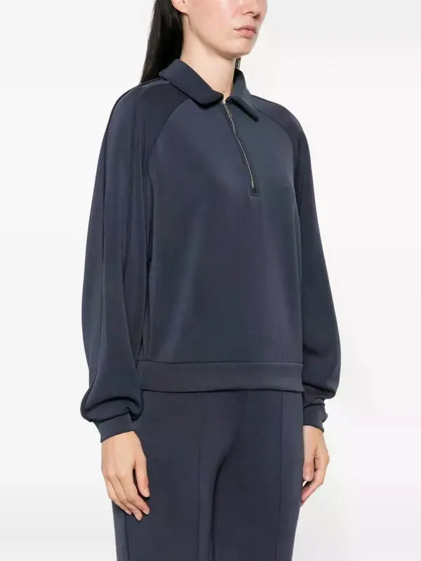 WOC Raglan Sleeve Quarter-zip Sweater