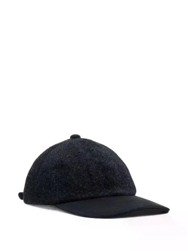 Comme Des Garçons Herringbone Wool Baseball Cap