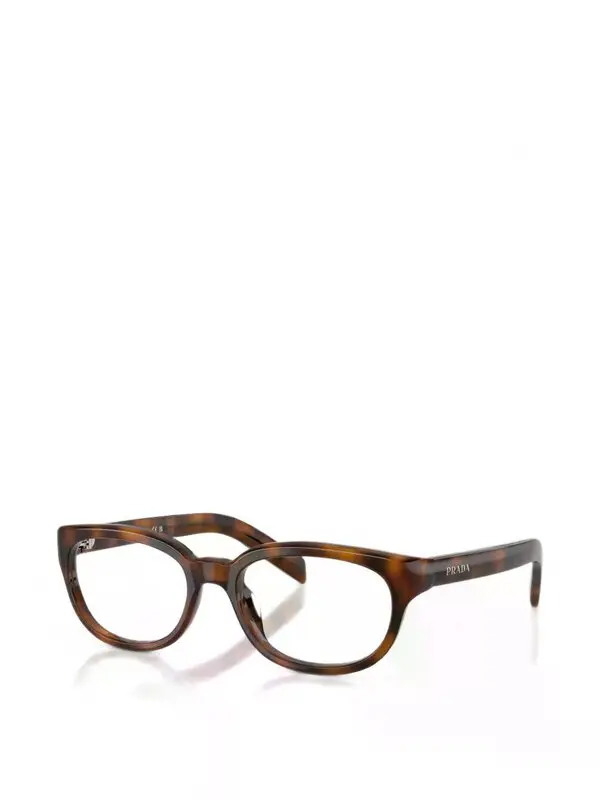 Prada Tortoiseshell-effect Glasses - Brown