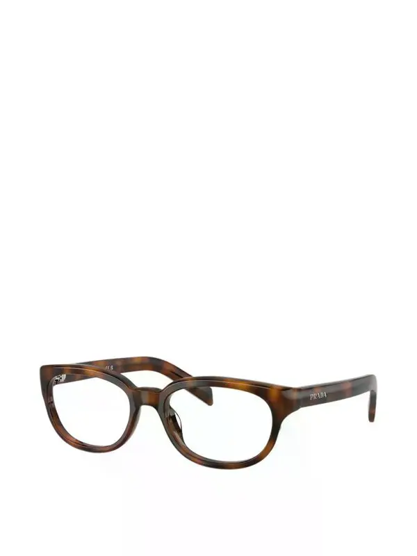 Prada Tortoiseshell-effect Glasses - Brown