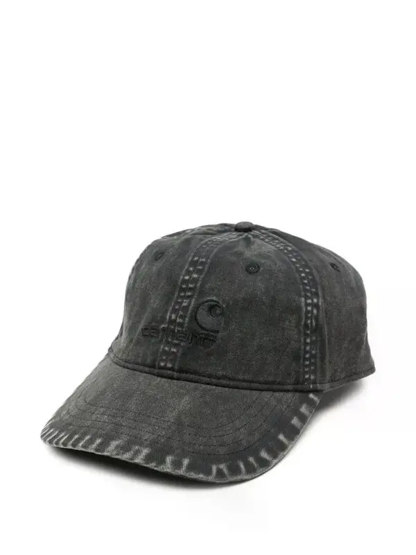 Carhartt Work In Progress Embroidered Logo Baseball Cap - Black