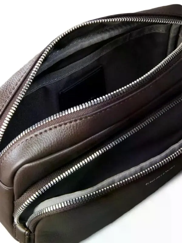 Calvin Klein Logo-print Pebbled Messenger Bag