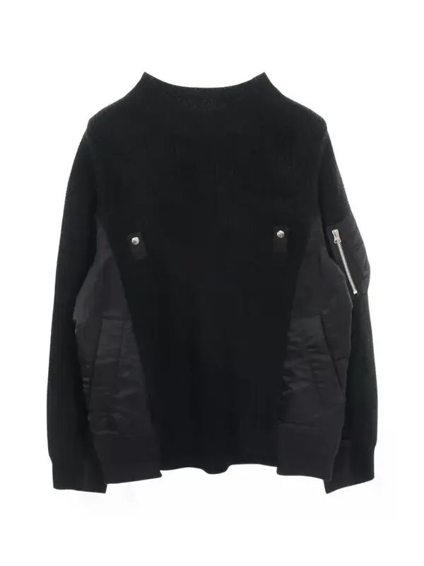 Sacai 2010s Color-block Knitted Sweater