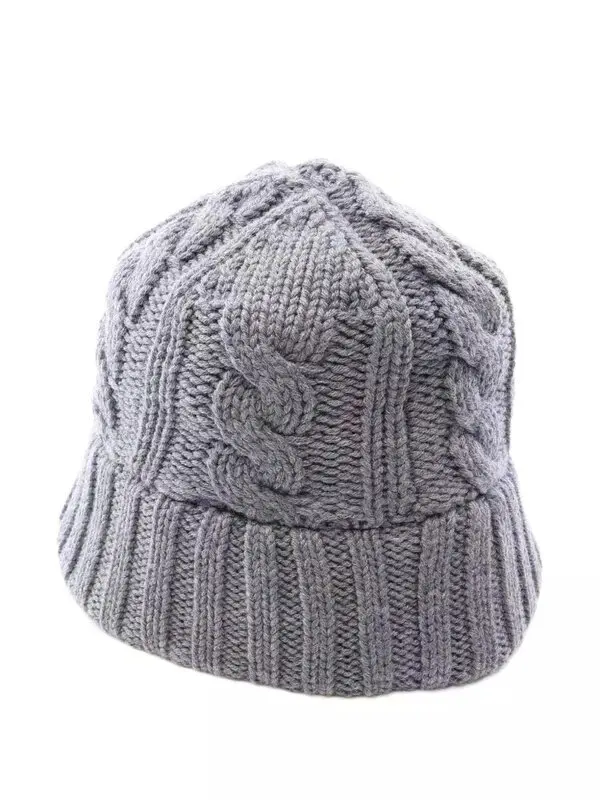 Prada Cable Knit Bucket Hat
