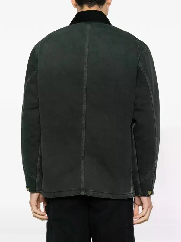 Carhartt Work In Progress Chore Logo-patch Jacket - Green