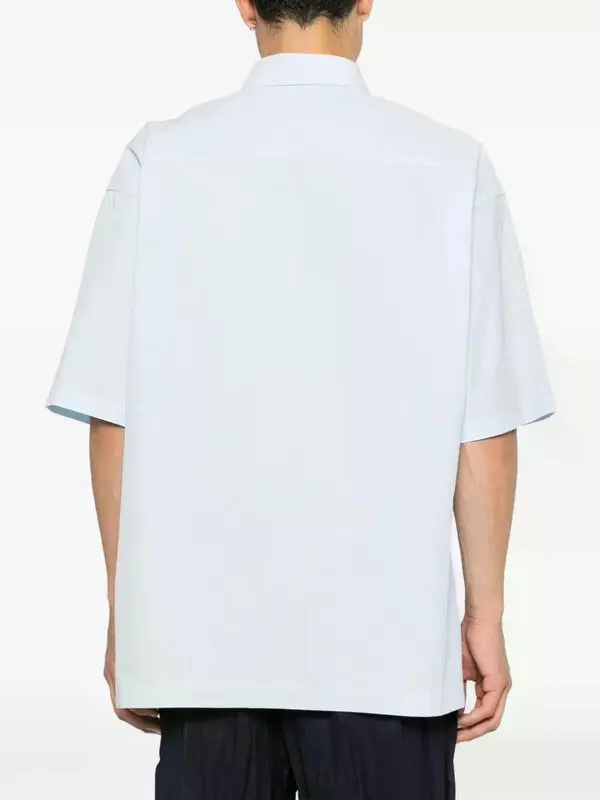 Issey Miyake Short-sleeve Chest-pocket Shirt