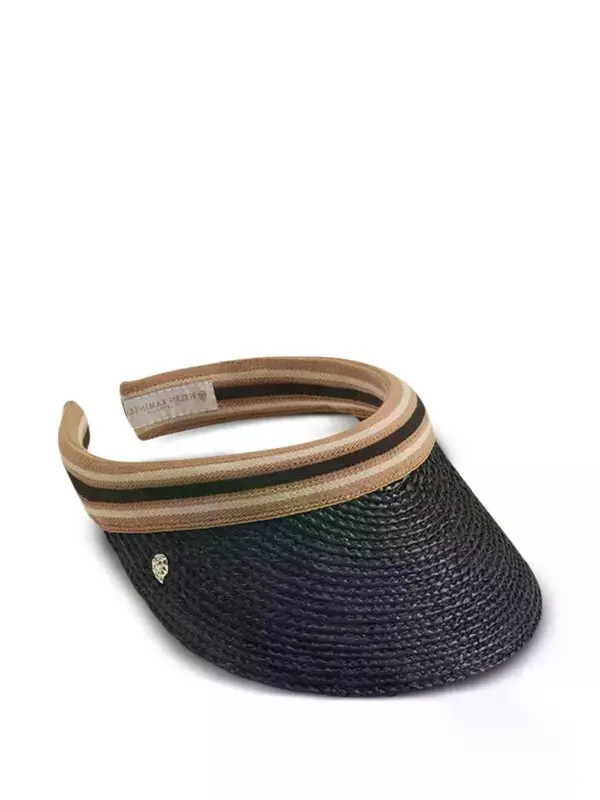 Helen Kaminski Bianca 8 Striped Woven Visor