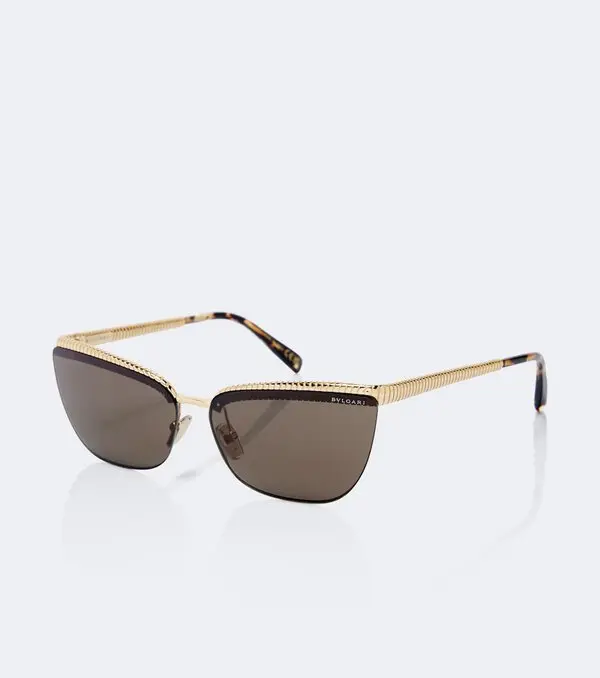 BVLGARI Tubogas Cat Eye Sunglasses