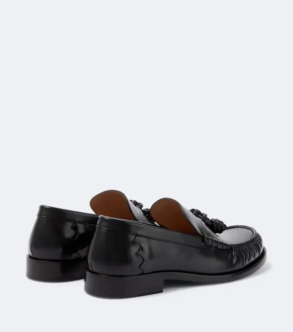 Bottega Veneta Ugo Knot Leather Loafers