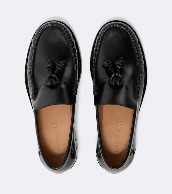 Bottega Veneta Ugo Knot Leather Loafers