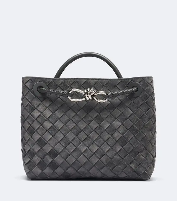 Bottega Veneta Andiamo Small Suede Top-handle Bag