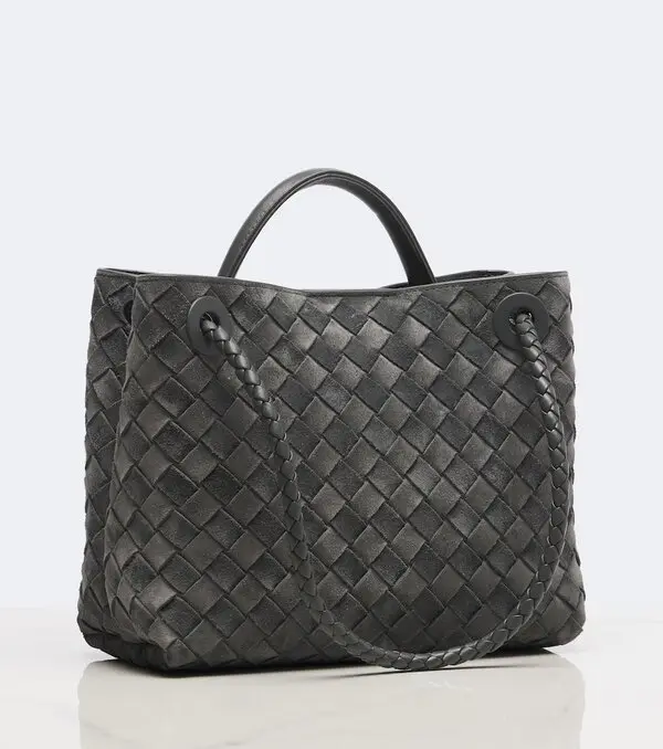 Bottega Veneta Andiamo Small Suede Top-handle Bag