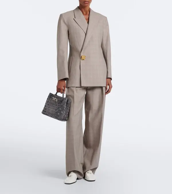 Bottega Veneta Andiamo Small Suede Top-handle Bag