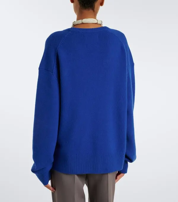 Extreme Cashmere N°457 V-neck Cashmere-blend Sweater