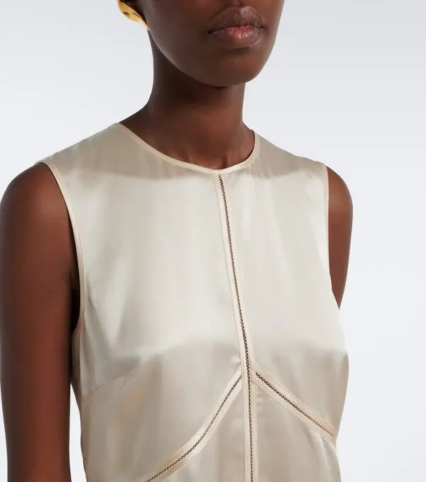 JOSEPH Hebe Silk Satin Top