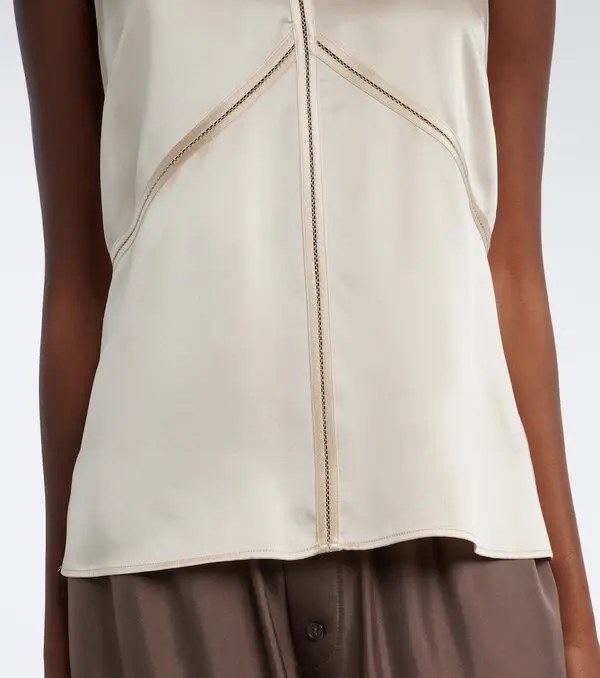 JOSEPH Hebe Silk Satin Top