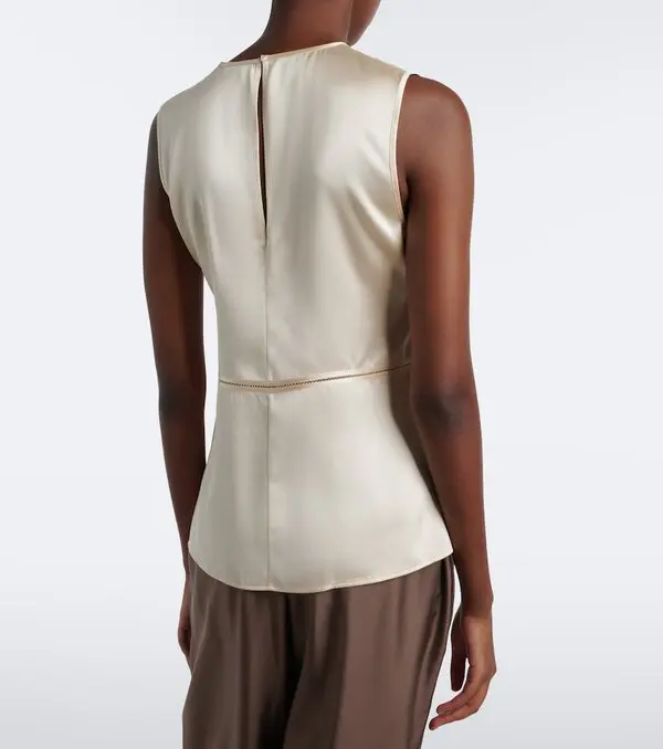 JOSEPH Hebe Silk Satin Top