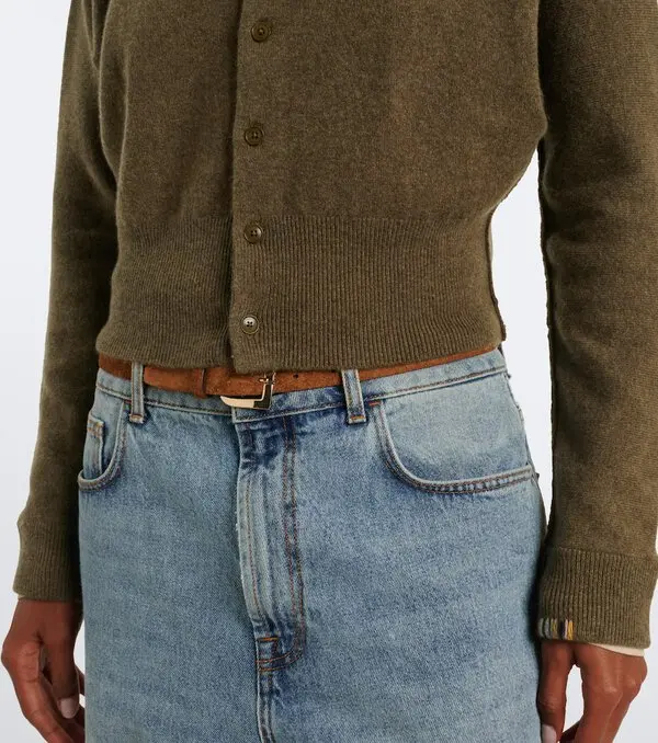 Extreme Cashmere N°257 Blouson Cashmere-blend Cardigan