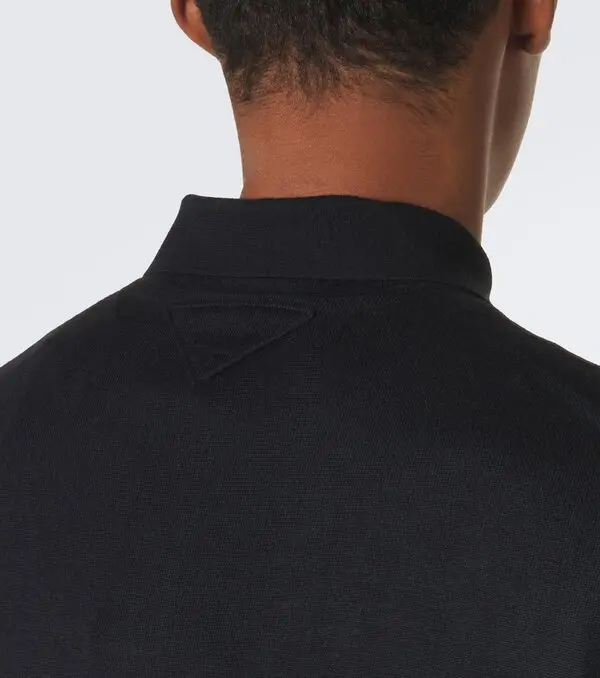 Prada Cashmere And Silk Polo Sweater