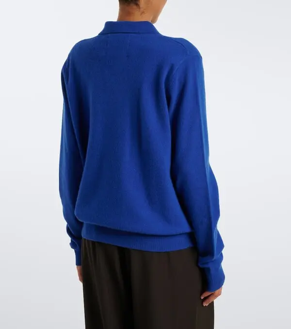 Extreme Cashmere N°223 Be For Cashmere-blend Polo Sweater