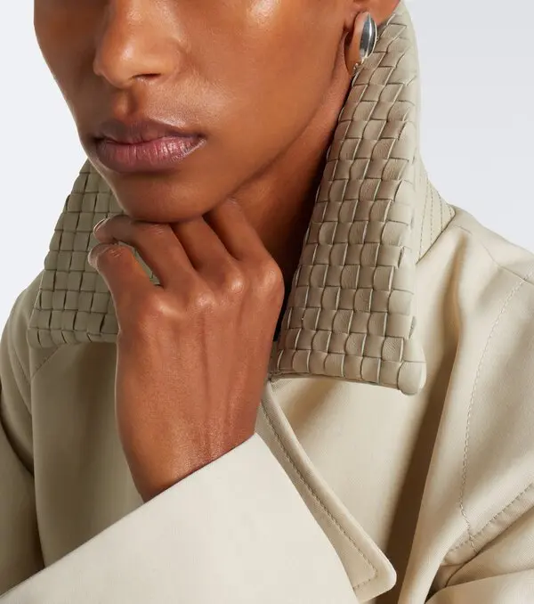 Bottega Veneta Sterling Hoop Earrings