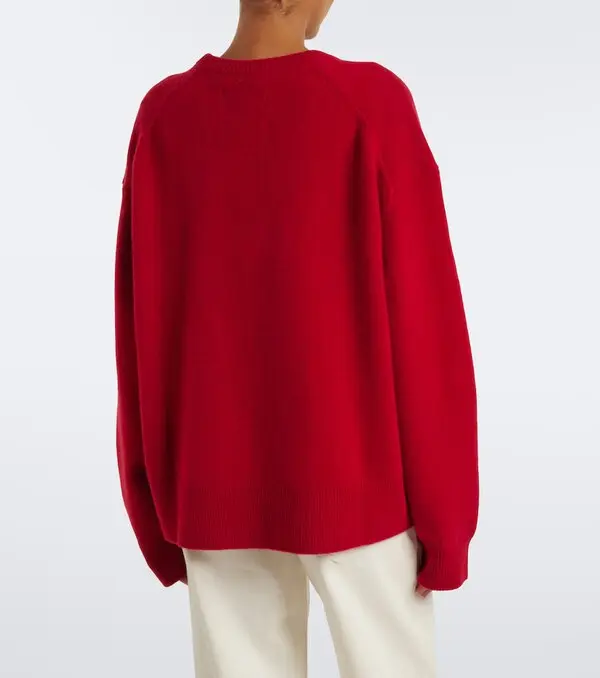 Extreme Cashmere N°457 V-neck Cashmere-blend Sweater