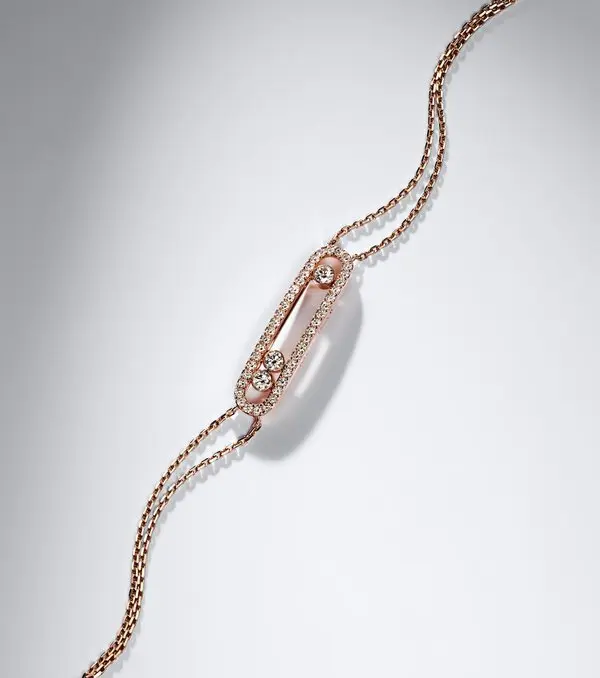 Messika Move Classique 18kt Rose Diamond Bracelet