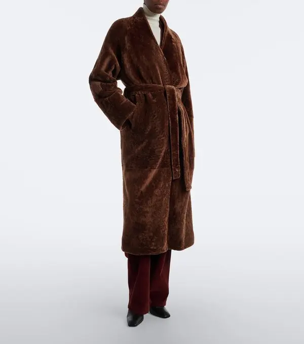 ARMA Dilan Shearling Wrap Coat