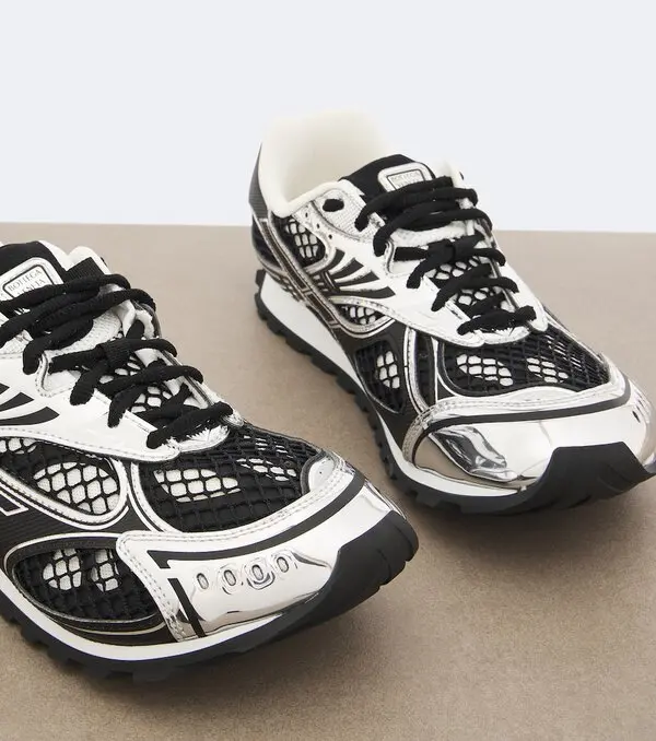 Bottega Veneta Orbit Metallic Sneakers