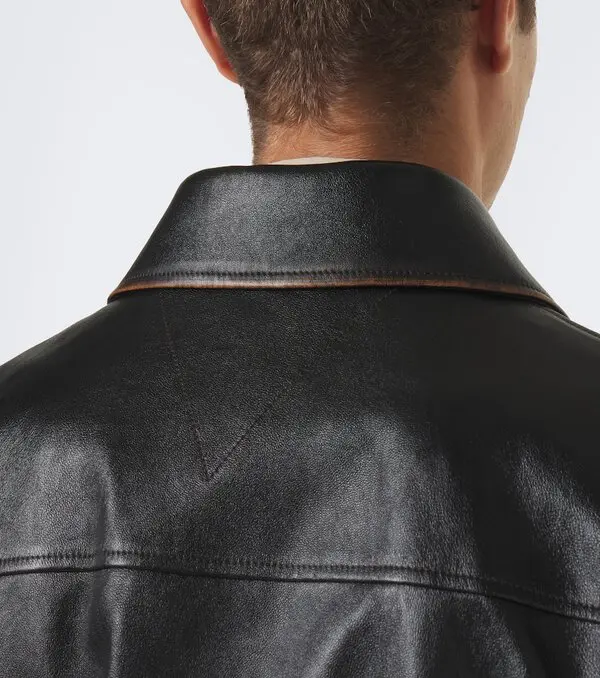 Bottega Veneta Intrecciato Leather Jacket
