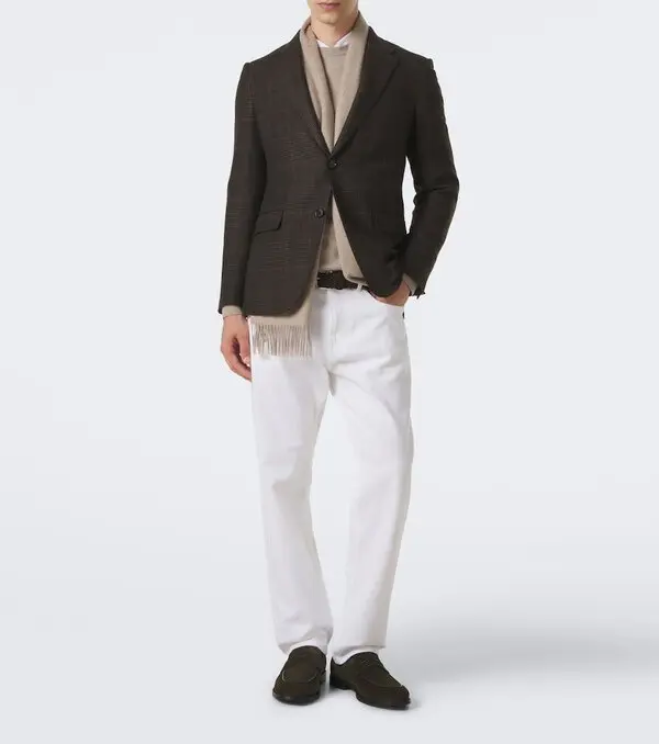Zegna Suede Penny Loafers