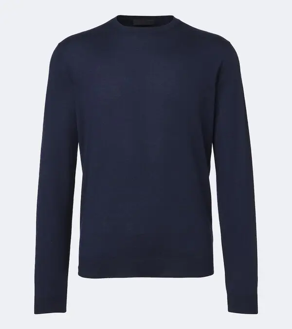 Prada Cashmere And Silk Sweater - Blue