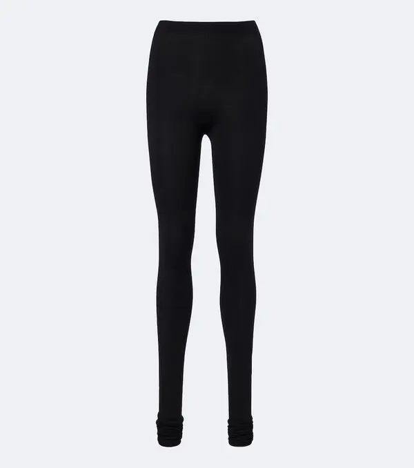 Bottega Veneta Wool Leggings - Black