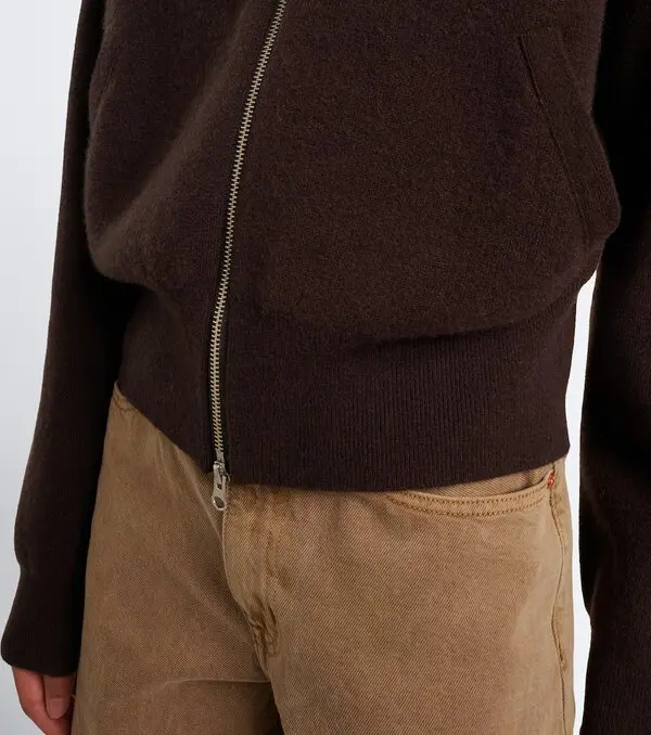 Extreme Cashmere N°478 Xtra Fun Cashmere Zip-up Cardigan