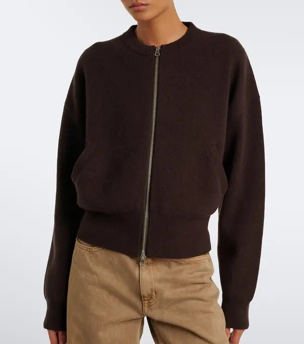 Extreme Cashmere N°478 Xtra Fun Cashmere Zip-up Cardigan