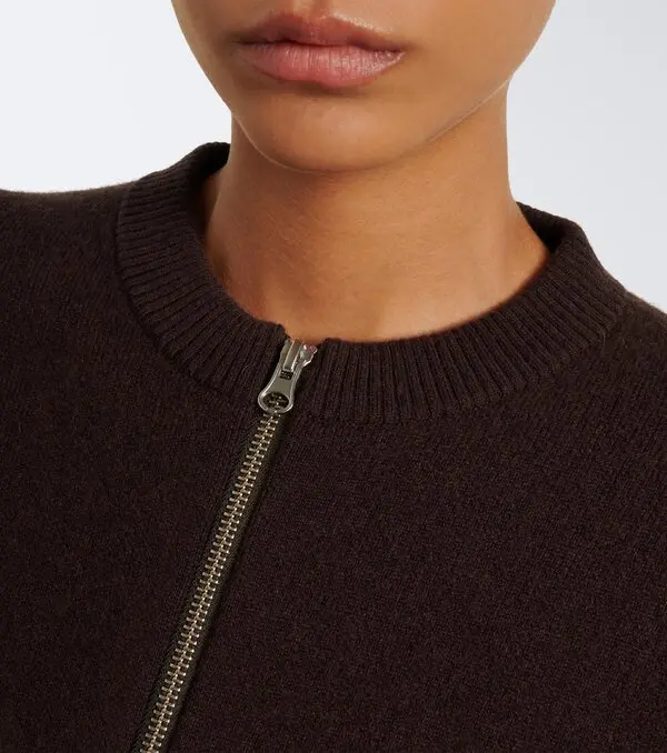 Extreme Cashmere N°478 Xtra Fun Cashmere Zip-up Cardigan